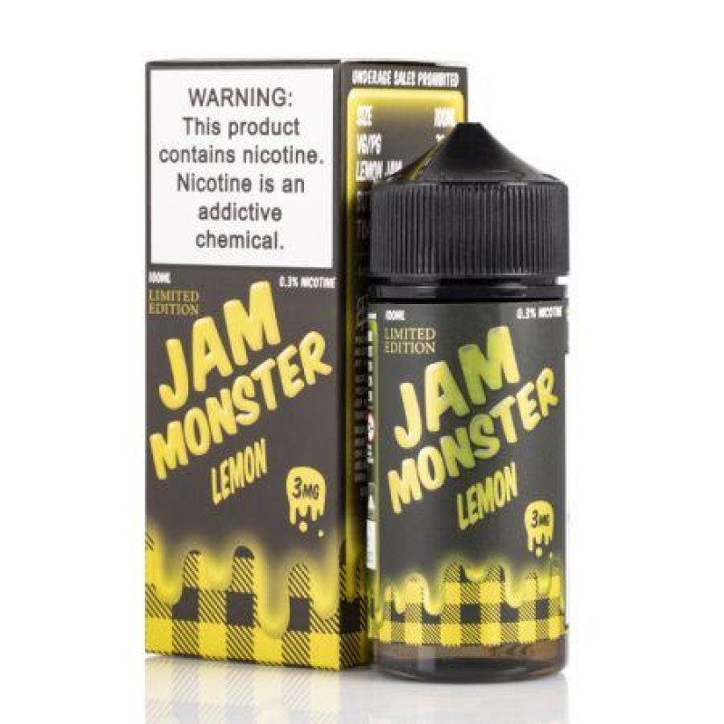 JAM MONSTER LEMON 100ML 3MG – Vapor Fuel