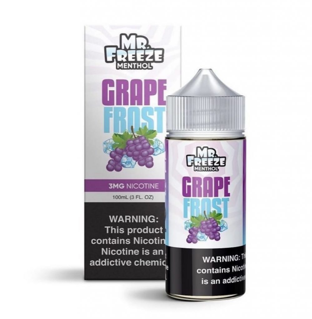 MR FREEZE GRAPE FROST 100ML 3MG – Vapor Fuel