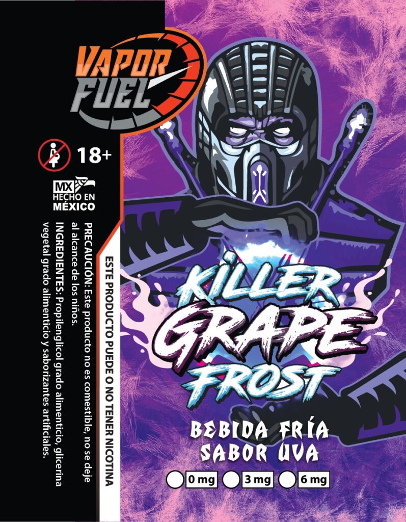 VAPOR FUEL KILLER GRAPE FROST – Vapor Fuel