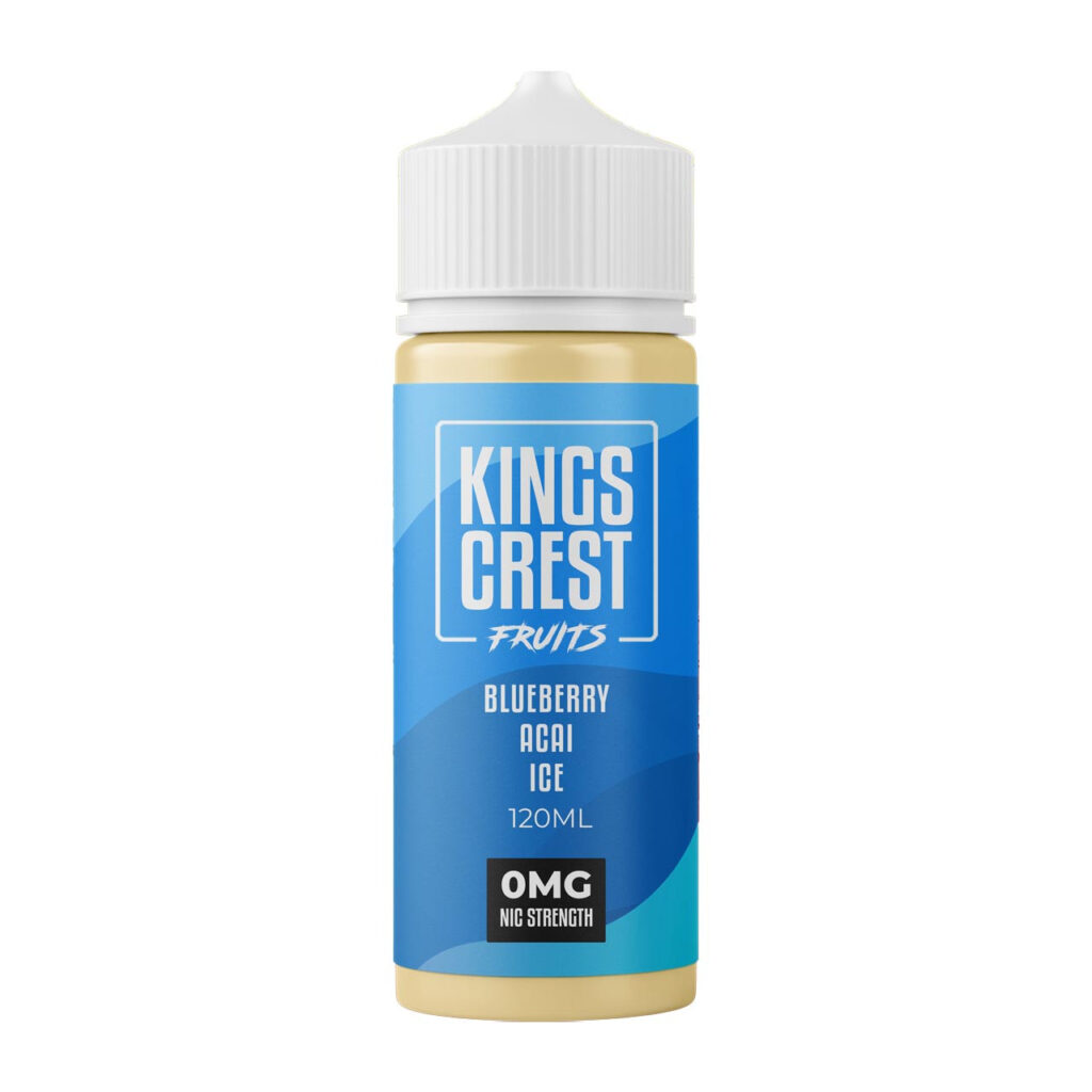 KING CREST FRUITS BLUEBERRY ACAI ICE 120ML 3MG – Vapor Fuel